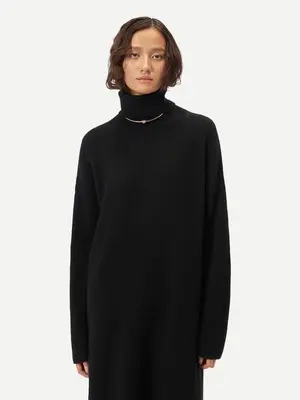 Gobi Cashmere Cashmere Turtleneck Maxi Dress