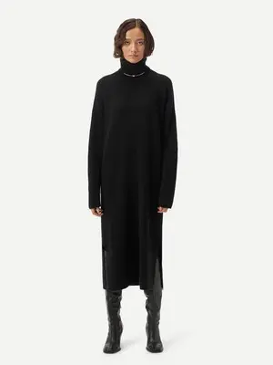 Gobi Cashmere Cashmere Turtleneck Maxi Dress