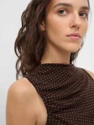 REFORMATION Marlo Knit Top - Brown