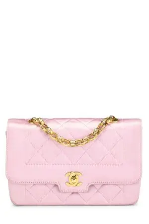 CHANEL Quilted Border Tab Bag