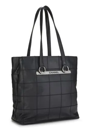 Chanel Quilted Calfskin Chocolate Bar Tote