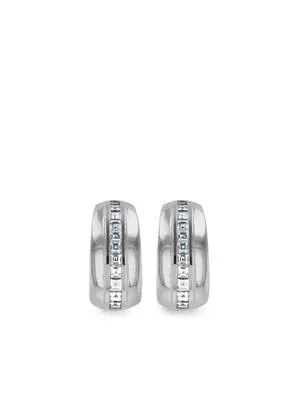 PRAGNELL 18kt White Gold Manhattan Diamond Earrings - Silver