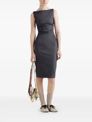 Prada Stretch Ruched Dress