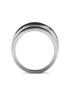 PRAGNELL Platinum Diamond Band Ring - Silver