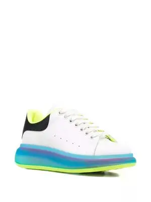 Alexander McQueen Oversized Contrasting-sole Sneakers - White