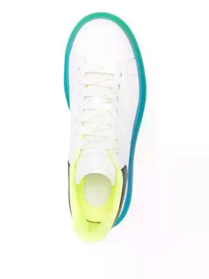 Alexander McQueen Oversized Contrasting-sole Sneakers - White