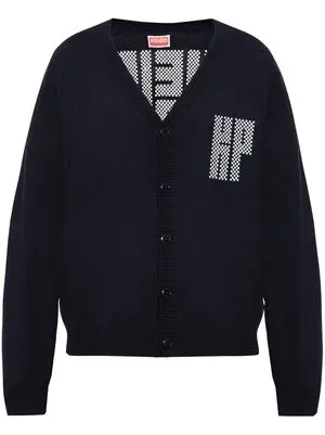 Kenzo Kamon Cardigan - Blue