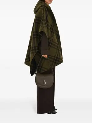 Burberry Wool Check Cape