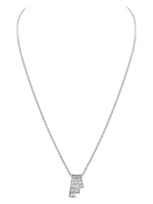 PRAGNELL 18kt White Gold Manhattan Diamond Necklace - Silver