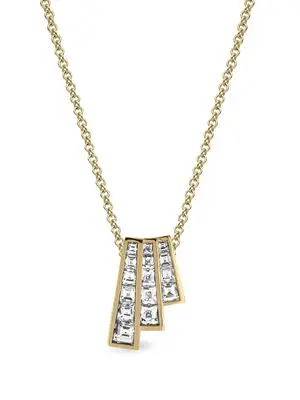 PRAGNELL 18kt Yellow Manhattan Diamond Pendant Necklace