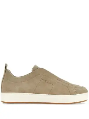 Hogan Logo Slip-on Sneakers - Neutrals