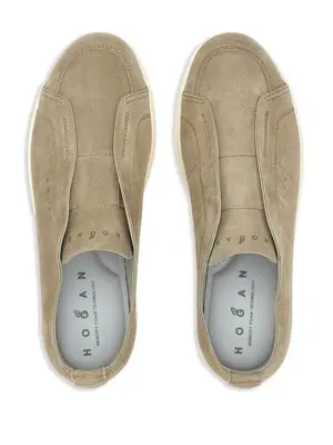 Hogan Logo Slip-on Sneakers - Neutrals