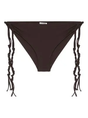 JIL SANDER Tangle Bikini Bottoms - Brown