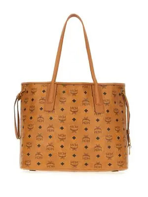Mcm Liz Reversible Tote Bag - Brown