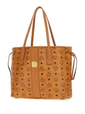 Mcm Liz Reversible Tote Bag - Brown