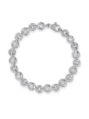 PRAGNELL 18kt White Gold Diamond Bracelet - Silver