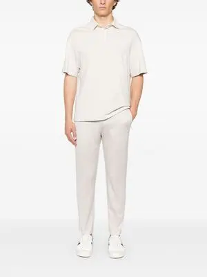 Eleventy Vertical-seamed Track Pants