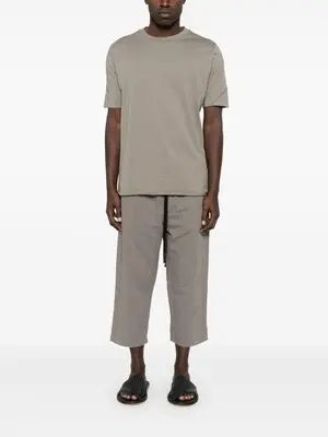 THOM KROM Seam-detail T-shirt - Brown