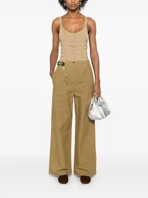 Nanushka Textured Knitted Bodysuit - Brown