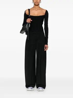 MUGLER Boning-detail Sweater - Black