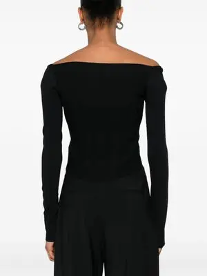 MUGLER Boning-detail Sweater - Black