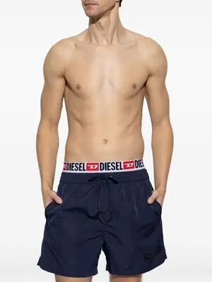 DIESEL® Logo-print Swim Shorts