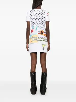 MARINE SERRE Graphic T-shirt Mini Dress