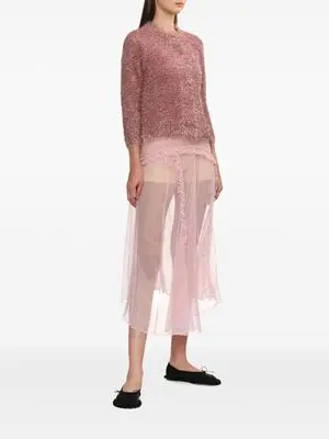 Simone Rocha Tinsel-knit Cardigan