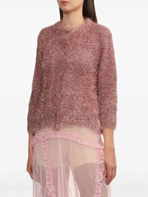 Simone Rocha Tinsel-knit Cardigan