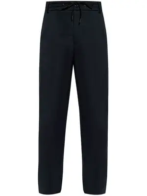 Moncler Cotton Gabardine Chinos - Blue