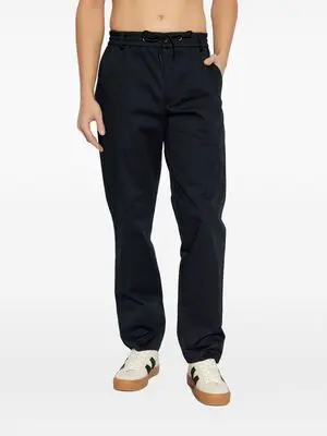 Moncler Cotton Gabardine Chinos - Blue