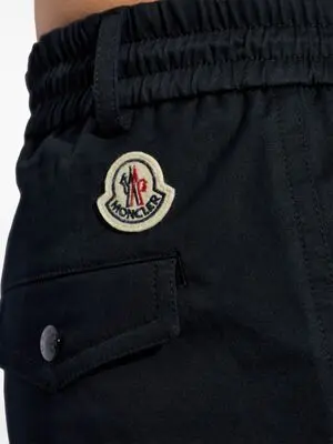 Moncler Cotton Gabardine Chinos - Blue