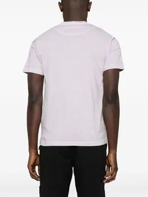 Stone Island Organic-cotton Jersey T-shirt - Purple