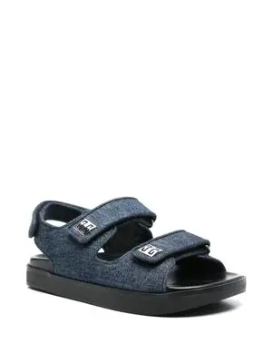 Givenchy Denim Sandals - Blue