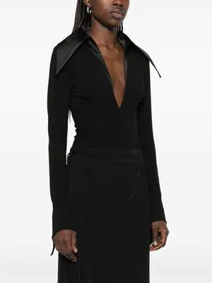 MUGLER Spiky-collar Bodysuit