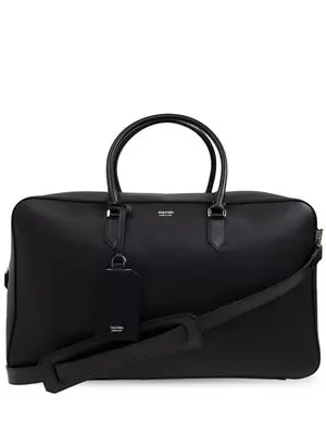TOM FORD Leather Holdall - Black