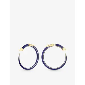 SHAUN LEANE Sabre Solis Hoop Earrings - Yellow Gold Vermeil