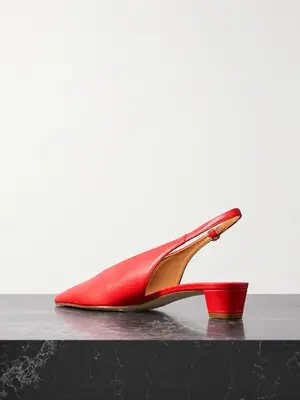 AeydĒ Oti Leather Slingback Pumps