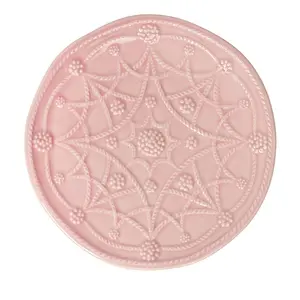 JULISKA Jardins Du Monde Assorted Side/cocktail Plates, Set Of 4 Pink Multi