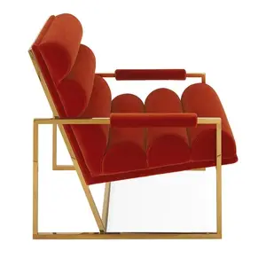 Jonathan Adler Channeled Goldfinger Lounge Chair
