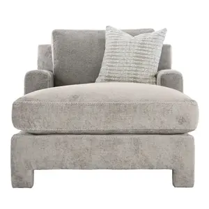 BERNHARDT Bloomingdale's Meadow Chaise - Gray