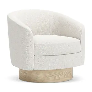 BERNHARDT Camino Swivel Chair - White/-