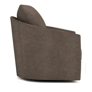 BERNHARDT Grenada Swivel Chair - Taupe Fabric - D