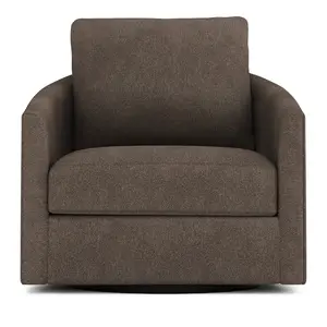 BERNHARDT Grenada Swivel Chair - Taupe Fabric - D