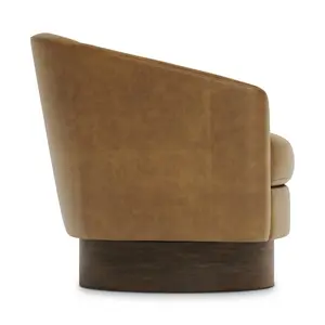 BERNHARDT Camino Leather Swivel Chair