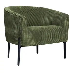 VIOLINO Charmaine Corduroy Accent Chair - Rocket Moss Green