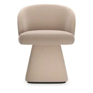 CARACOLE Vuelta Swivel Chair - Almost Black/light Taupe