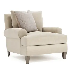 BERNHARDT Isabella Cream Fabric Chair - - Cream