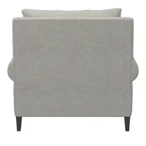 BERNHARDT Isabella Gray Fabric Chair - - Grey