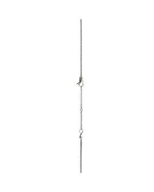 John Hardy Sterling Diamond Lariat Necklace - Silver